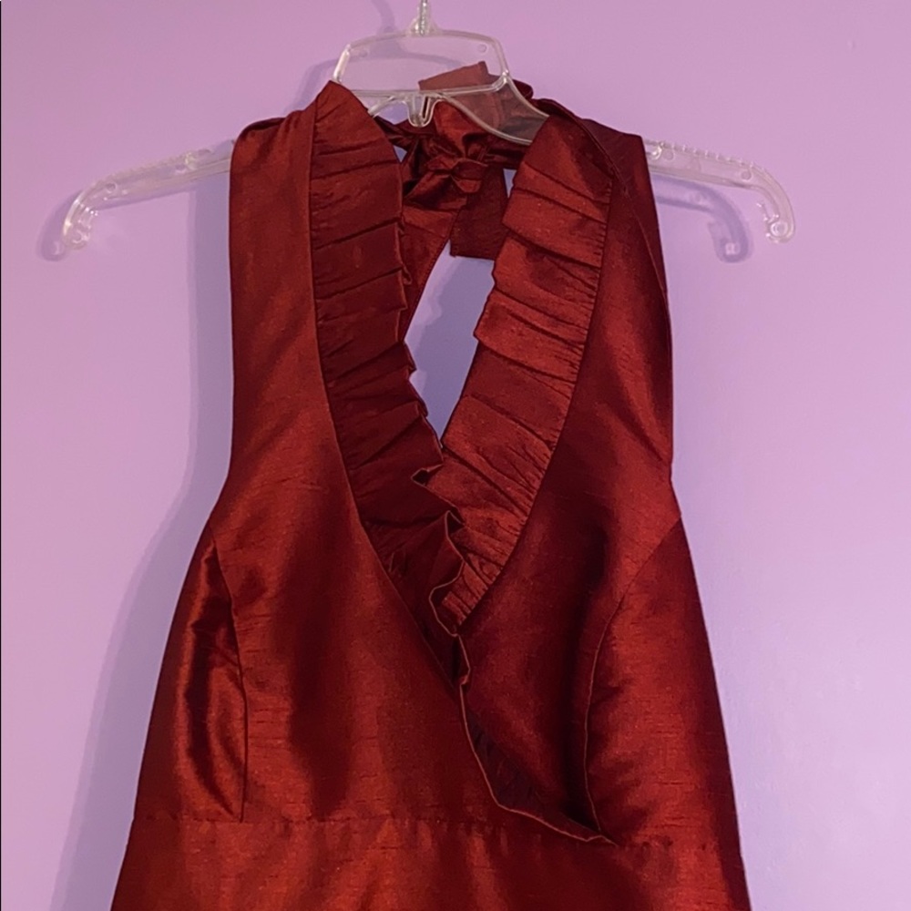 Lula Kate Formal Dress Halter Neck Low Back - Gem